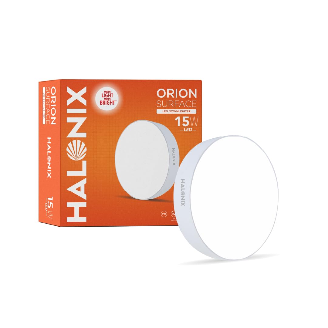Halonix 15W White Orion Square Led Rimless Surface downlighter| Led ...
