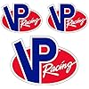 Amazon.com - VP Racing Logo Decals - Set of 3 VP Racing Fuels Red Blue ...