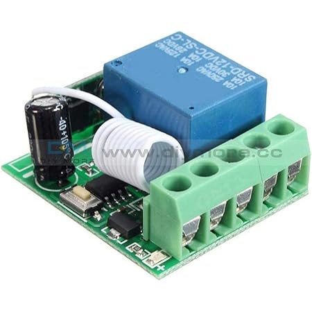 Buy xcluma 4 Channel Rf Wireless Remote Control Receiver Dc 12V Relay ...