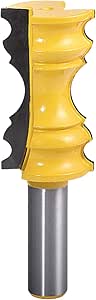 KATUR Crown Molding Router Bit, Chair Rail Molding Router Bit with 1/2 ...