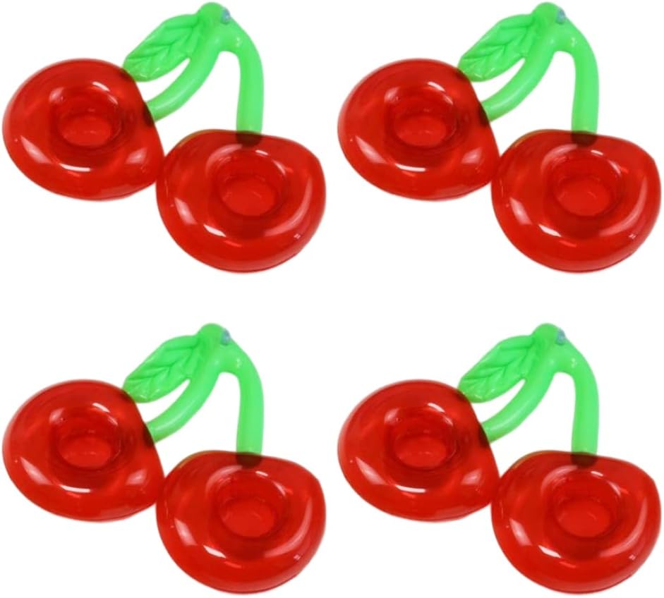 Amazon.com: Inflatable Drink Holder Cherry Pool Drink Floats Inflatable ...