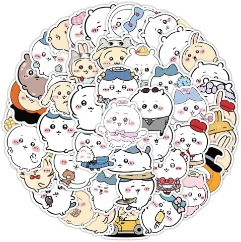 Amazon.com: 60pcs Kawaii Chiikawa Stickers for Kids Travel Case,Cute ...