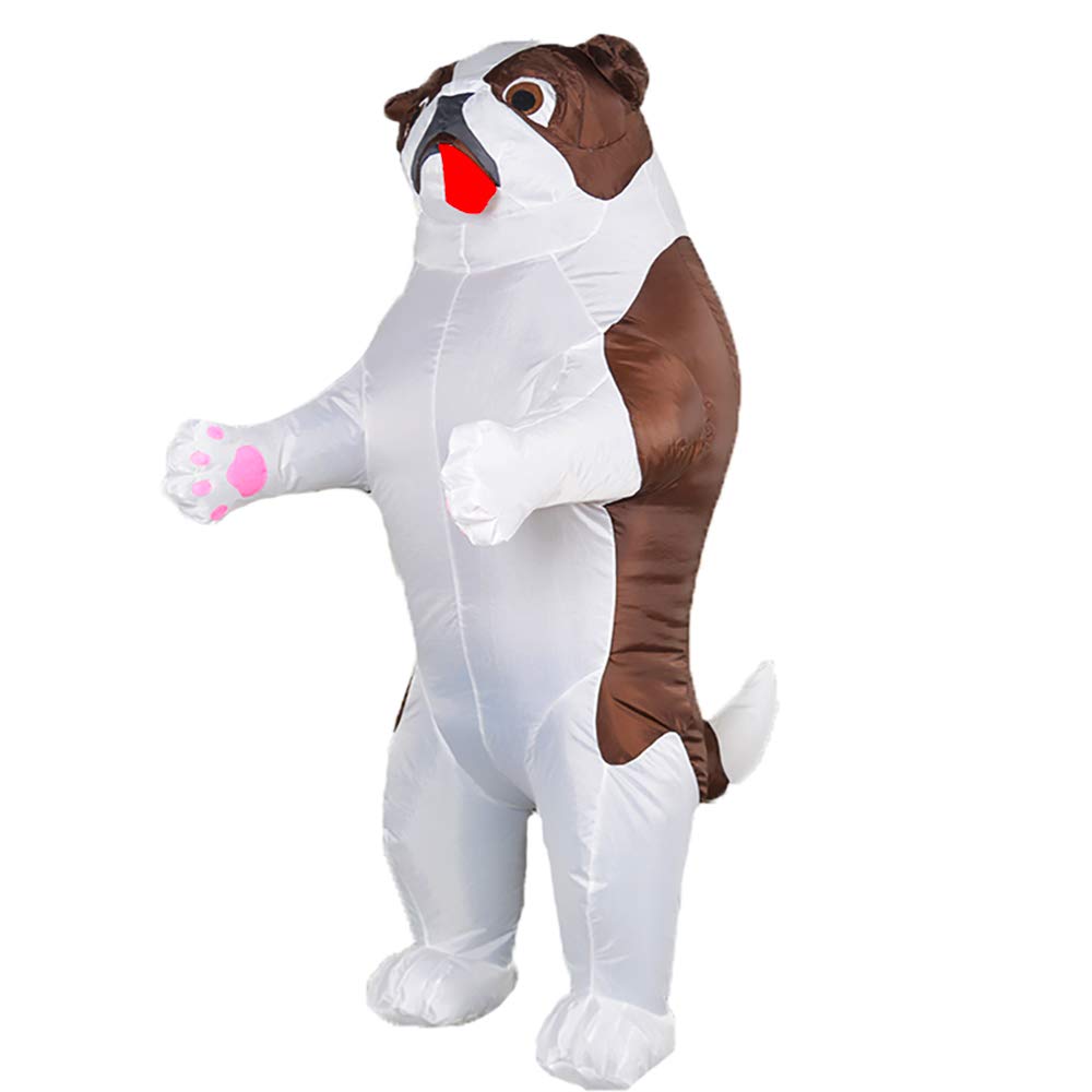 Rafalacy Inflatable Dog Costume for Adult Funny Blow up Costumes Party ...