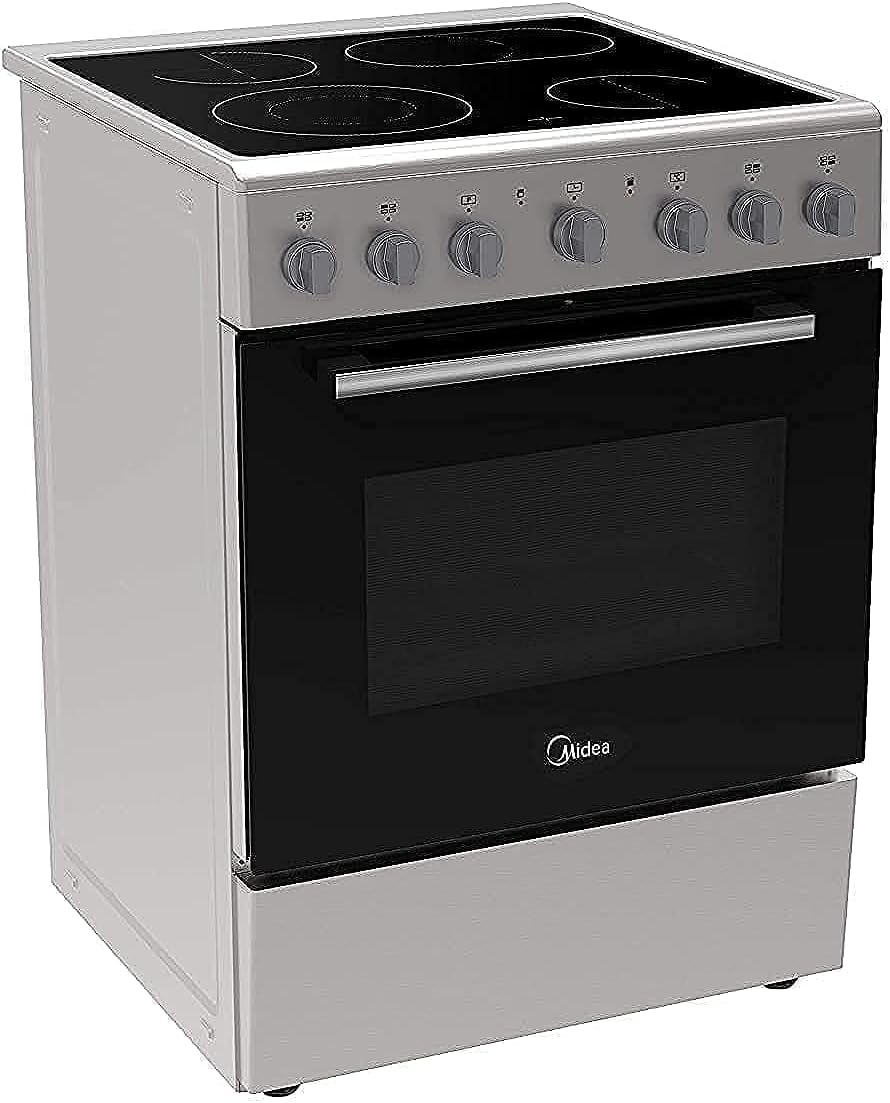 Midea 60x60cm Freestanding Ceramic Cooker with 65L Multifunction Oven ...