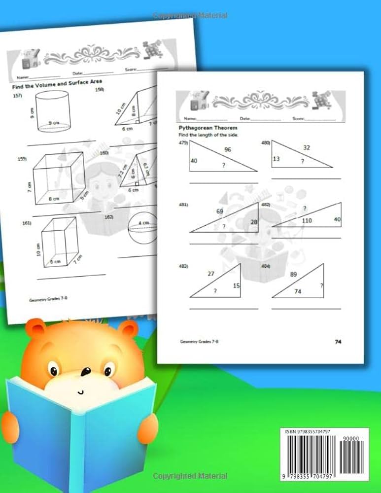 Geometry Worksheets 7th Grade