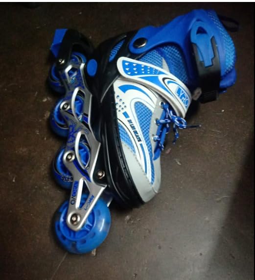 Swaranim New Inline Skates, Adjustable Inline Roller Skates for Boys ...