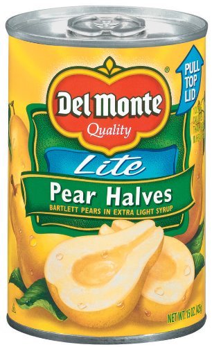 Amazon.com : Del Monte, Pear Halves In Light Syrup, 15 Ounce : Canned ...