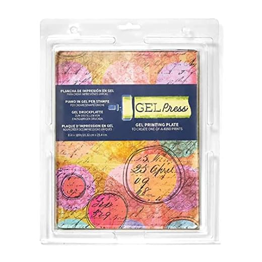 How to Make Gel Plate Prints for Art Journaling