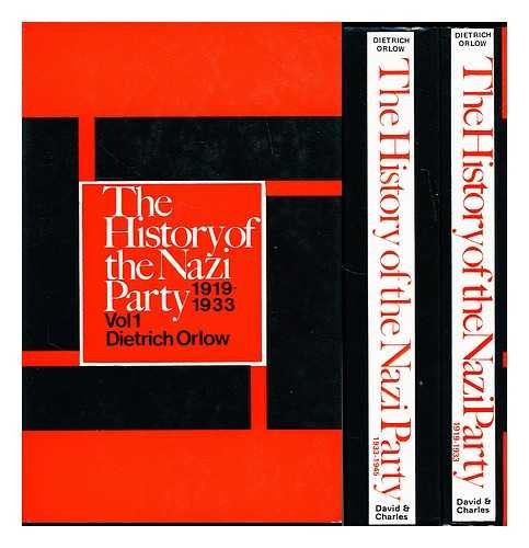 History of the Nazi Party: 1919-33 V. 1: Dietrich Orlow: 9780715353127 ...