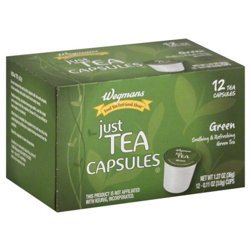 Amazon.com : Wegmans Just Tea, Green, Tea Capsules 12 Count : Grocery ...