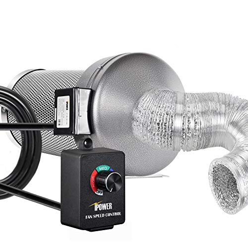 iPower GLFANXCONTROL Exhaust Variable Speed Adjuster for Duct Inline ...