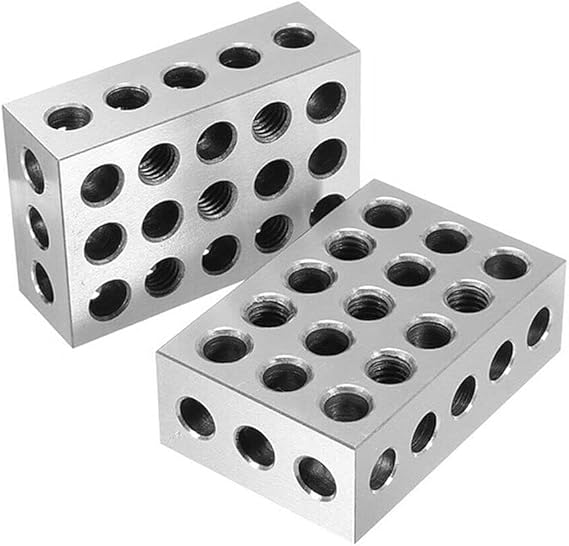2Pcs 1 2 3'' Blocks Precision 0.0002'' Engineer Ground Hardened Milling ...