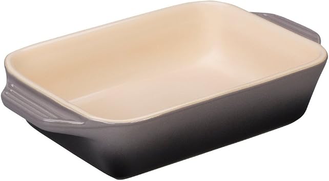 Amazon.com: Le Creuset PG1047S-187F Stoneware Rectangular Dish, 7 by 5 ...