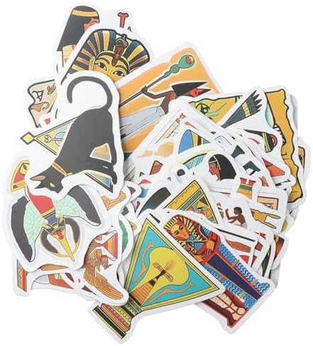 Amazon.com: diyhub 100pcs Ancient Egypt Stickers Pyramid Sphinx Decals ...