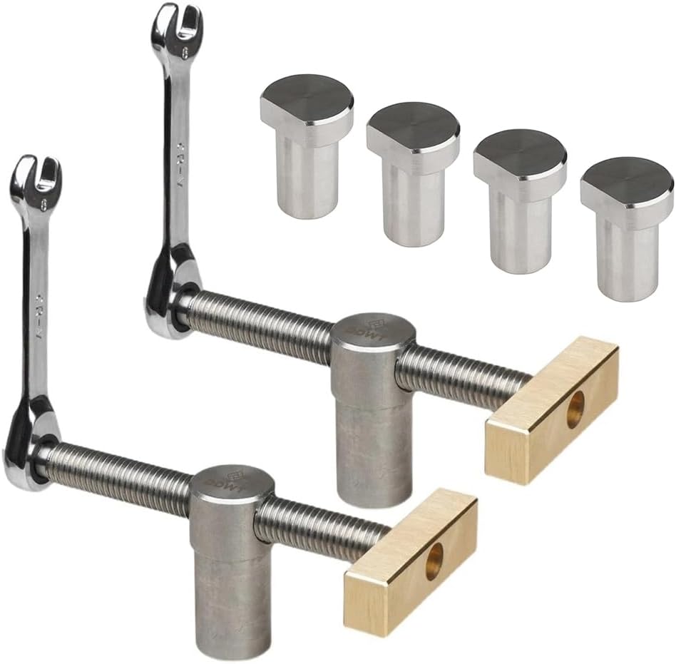 DuBois 51062-P2 Bench Dogs and Clamps Set | 4-PC Low-Profile Workbench ...
