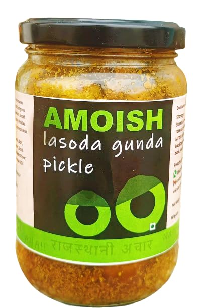 Amoish's Authentic Rajasthani Lasoda Gunda Pickle | Organic Lasodas ...