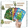 Amazon.com: 36 Sheets Make Your Own Christmas Tree Stickers, Kids ...