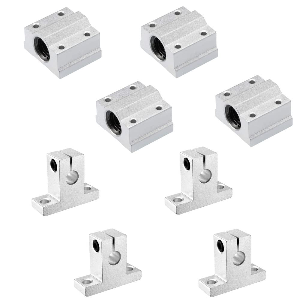 Snapklik.com : 4 Pcs SK8 Rod Rail Shaft Support + 4Pcs SCS8UU Linear ...