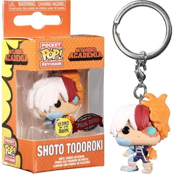 Funko My Hero Academia Shoto Todoroki (GITD) Pocket Pop Keychain (AAA ...