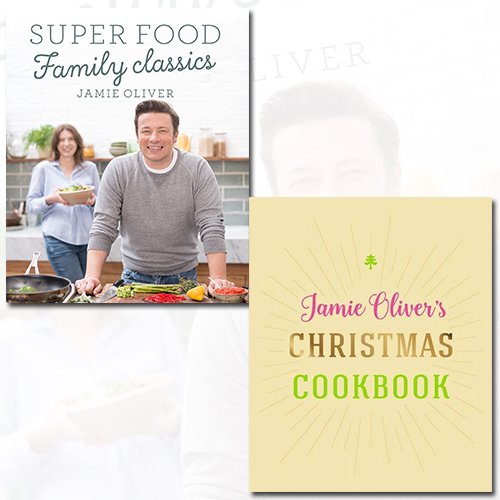 Jamie Oliver Cookbook Collection 2 Books Bundle (Super Food Family ...
