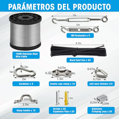 Tensores De Cable De Acero - Ferreteria Y Herramientas