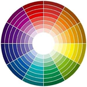 Content Wall Decals 96 color chromatic wheel - 18 inches x 18 inches ...