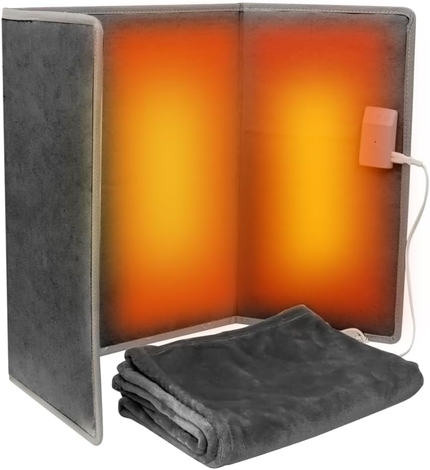 Amazon | WEIMALL パネルヒーター 足元 ペット 省エネ 電気ストーブ 足元ヒーター デスクパネル ストーブ 速暖 ヒーター 遠赤外線 3段階温度調節 冷え対策 オフィス ...