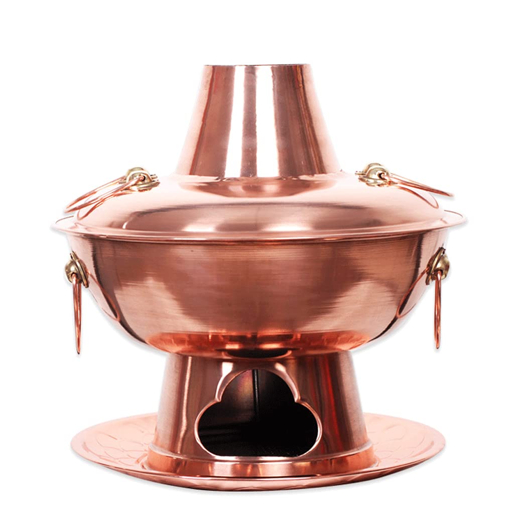 Buy KIZQYN Copper hot pot, charcoal copper hot pot, pure copper ...