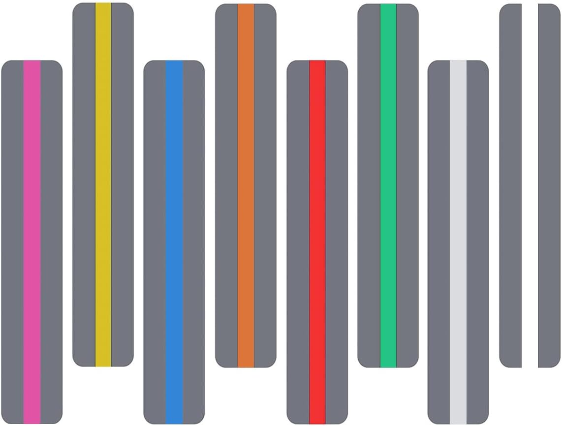Amazon.com: 8Pcs Reading Guided Strips Highlighter Line Bookmark Visual ...