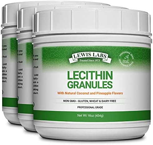 Amazon.com : Lecithin Granules Supplement | Natural Soy Lecithin Powder ...