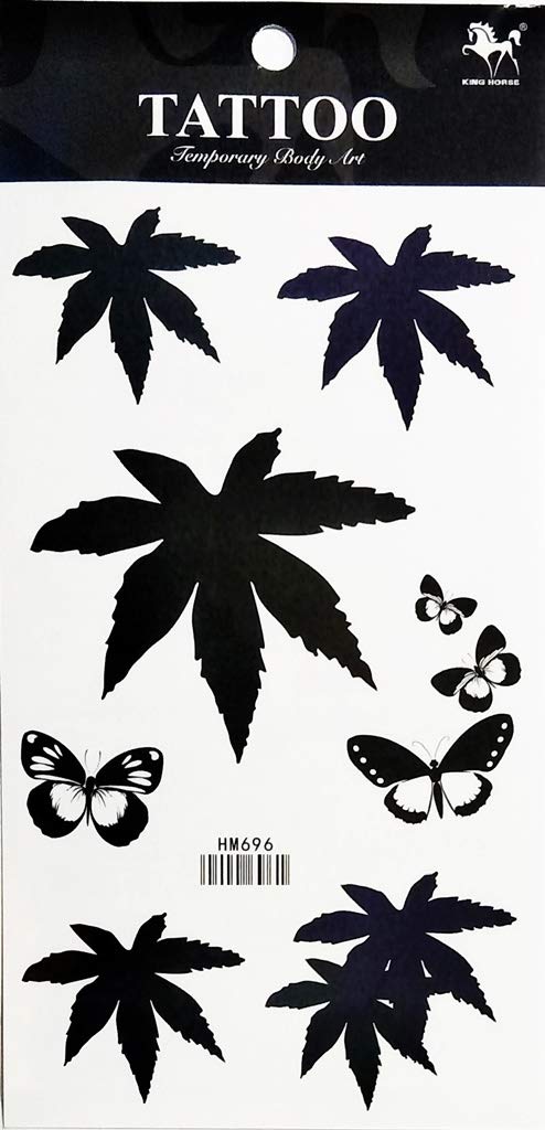 Tribal Pot Leaf Tattoos