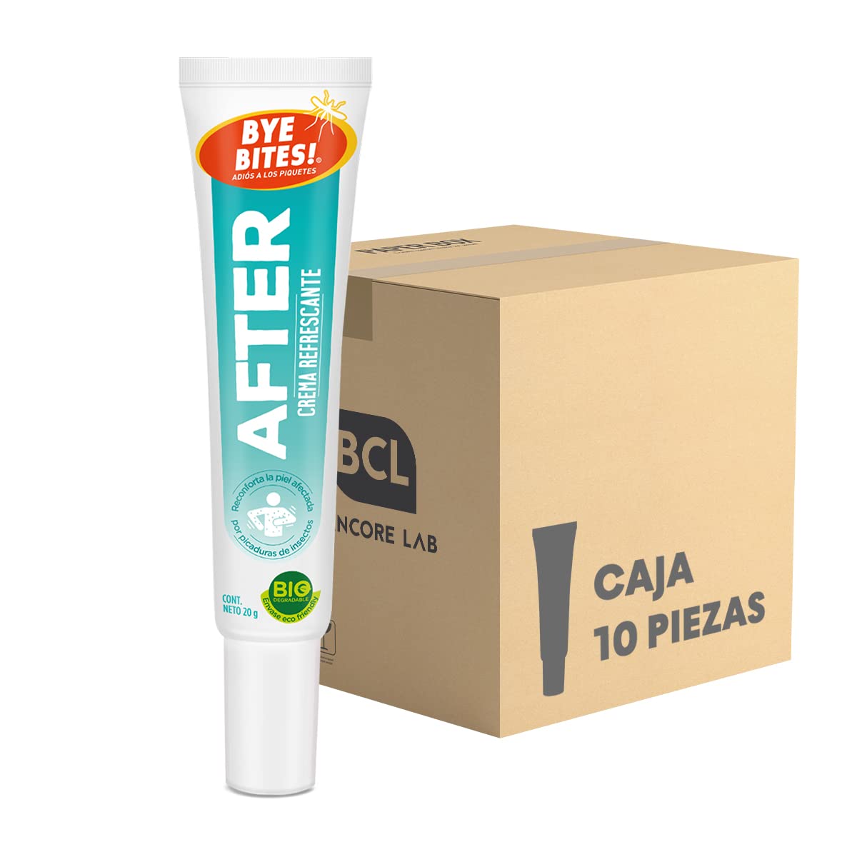 Bye Bites After Crema Refrescante, Calma Picaduras de Insectos, Caja 10 ...