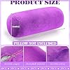 Amazon.com: Newwiee 2 Pcs Cervical Neck Roll Pillow Cover with Zipper Round Pillowcovers Neck ...