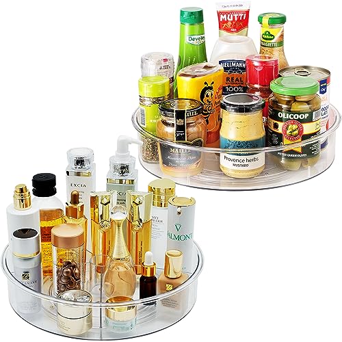 Snapklik.com : Lazy Susan Organizer, Divided Spinner Rotating Turntable ...