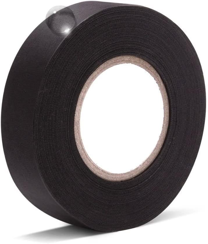 VCR Black Duct Tape - 16 Meters in Length 24mm / 1" Width - 1 Roll Per ...