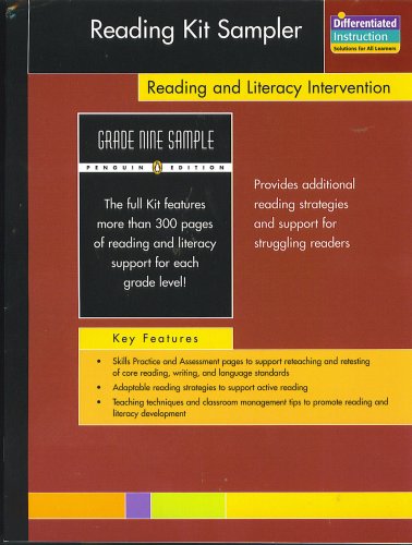 Reading Kit SAMPLER, for Prentice Hall Literature, Grade Nine, Reading ...