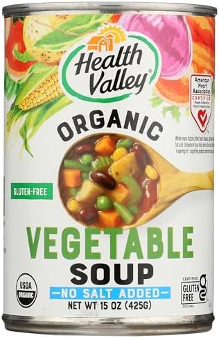 Amazon.com : Health Valley Organic No Salt Added Chicken Noodle Soup ...