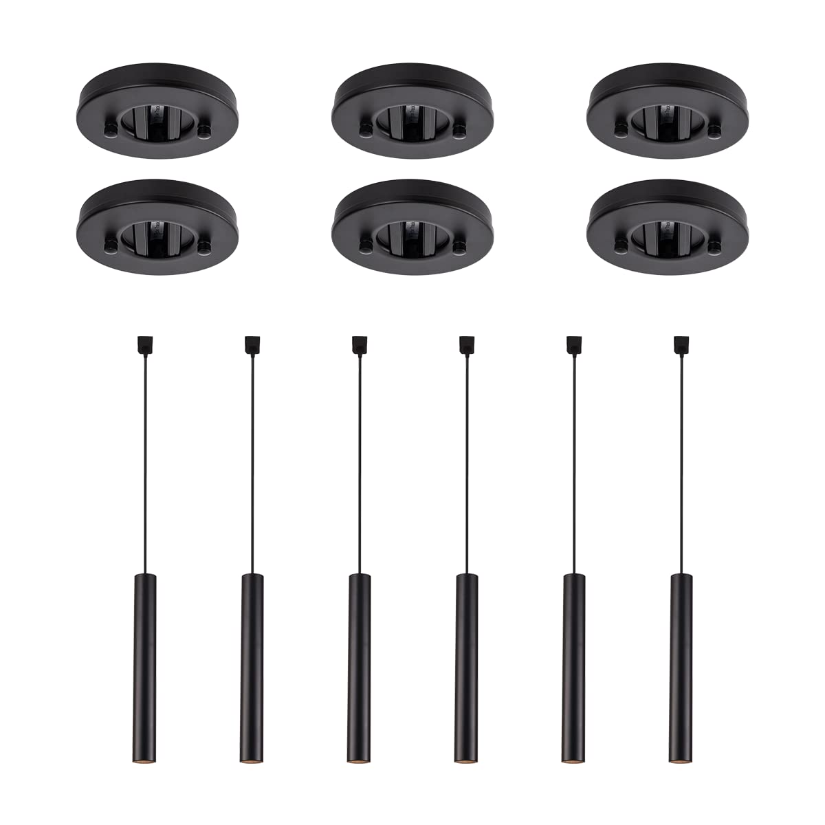 mirrea Flush Mount Monopoint Receptacle and Track Pendant Lighting Pack ...