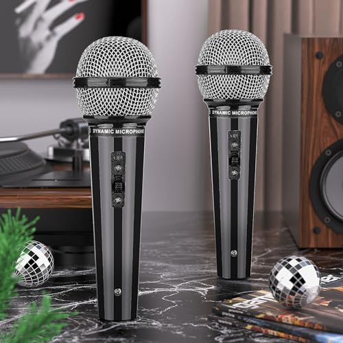 Snapklik.com : Facmogu 2PCS Fake Microphone Prop, Plastic Prop ...