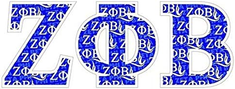 Amazon.com: Zeta Phi Beta Mascot Greek Letter Sticker - 2.5" Tall ...
