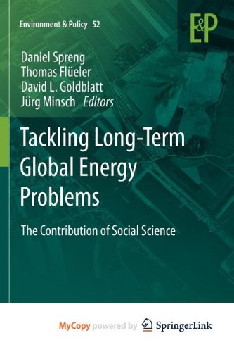 Tackling Long-Term Global Energy Problems: The Contribution of Social ...