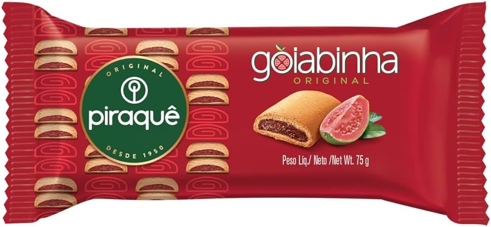 Amazon.com: Piraque Guava Cookie Stuffing 0.17 lb | Biscoito Goiabinha ...