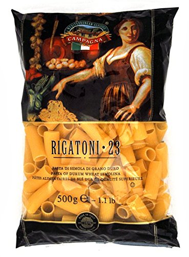 Amazon.com : Campagna Italian Pasta Rigatoni # 23 16oz (Pack of 3 ...
