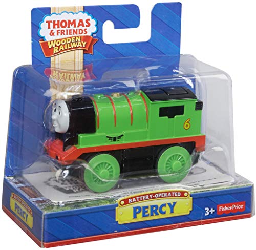 Thomas & Friends Wooden Railway, Train, Percy - Battery Operated Train ...