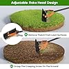 Amazon.com : Thatch Rake, Primachen Lawn Dethatcher Rake, 13.4 Inch ...