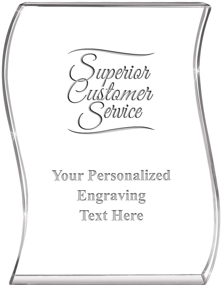 Amazon.com : Superior Customer Service Acrylic Trophy - 6.5" Hang Ten ...