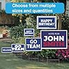 Amazon.com : Custom Printed Plastic Yard Signs, Printed on Both Sides ...