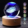 Amazon.com: Large 3D Galaxy Crystal Ball Nightlight, 3.15 Inch Galaxy ...