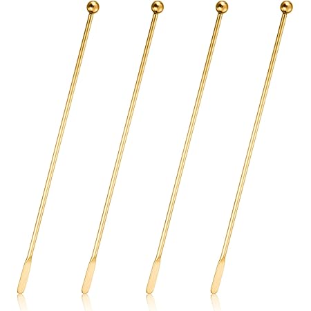 Amazon.com | 4Pcs Stainless Steel Stirrers Stir Cocktail Drink Swizzle ...