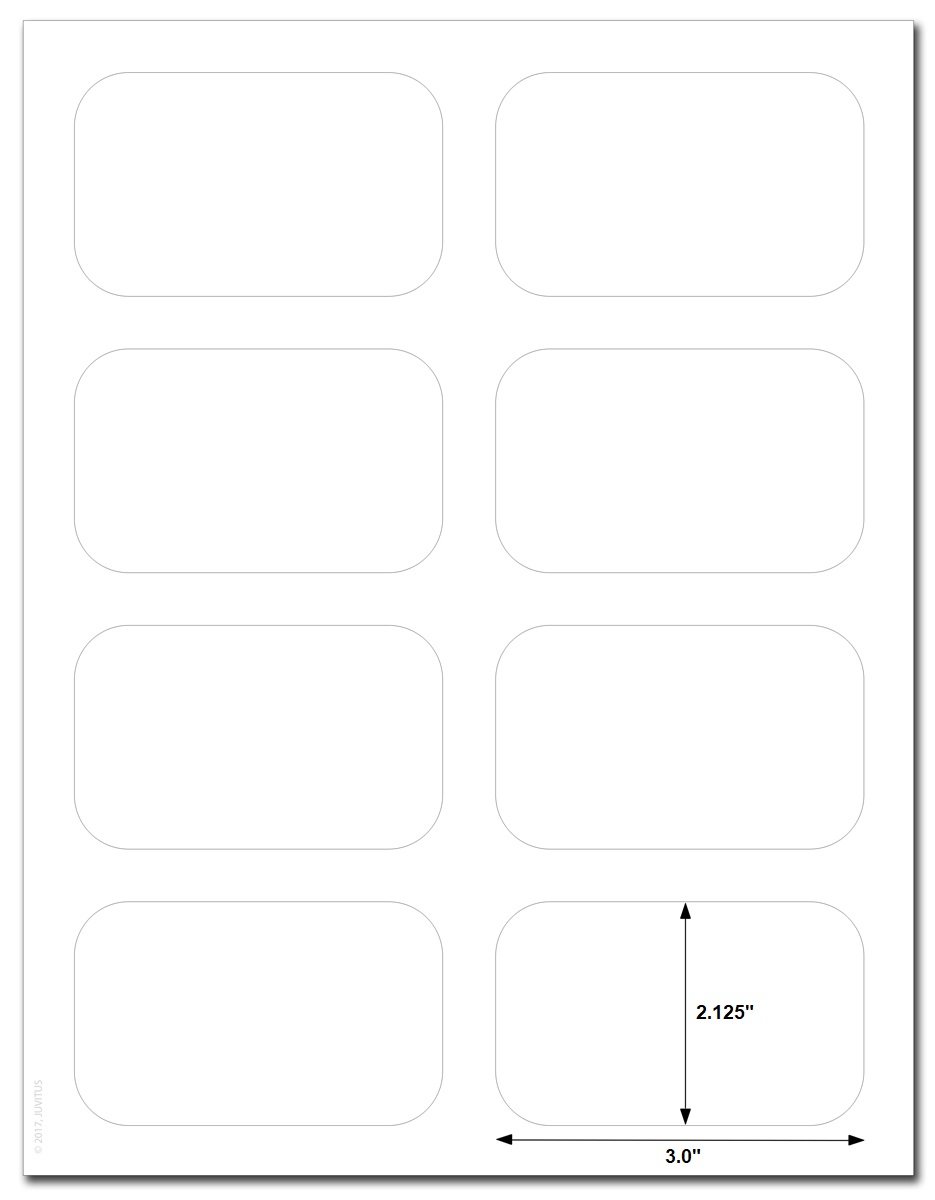 Rectangle Label Template